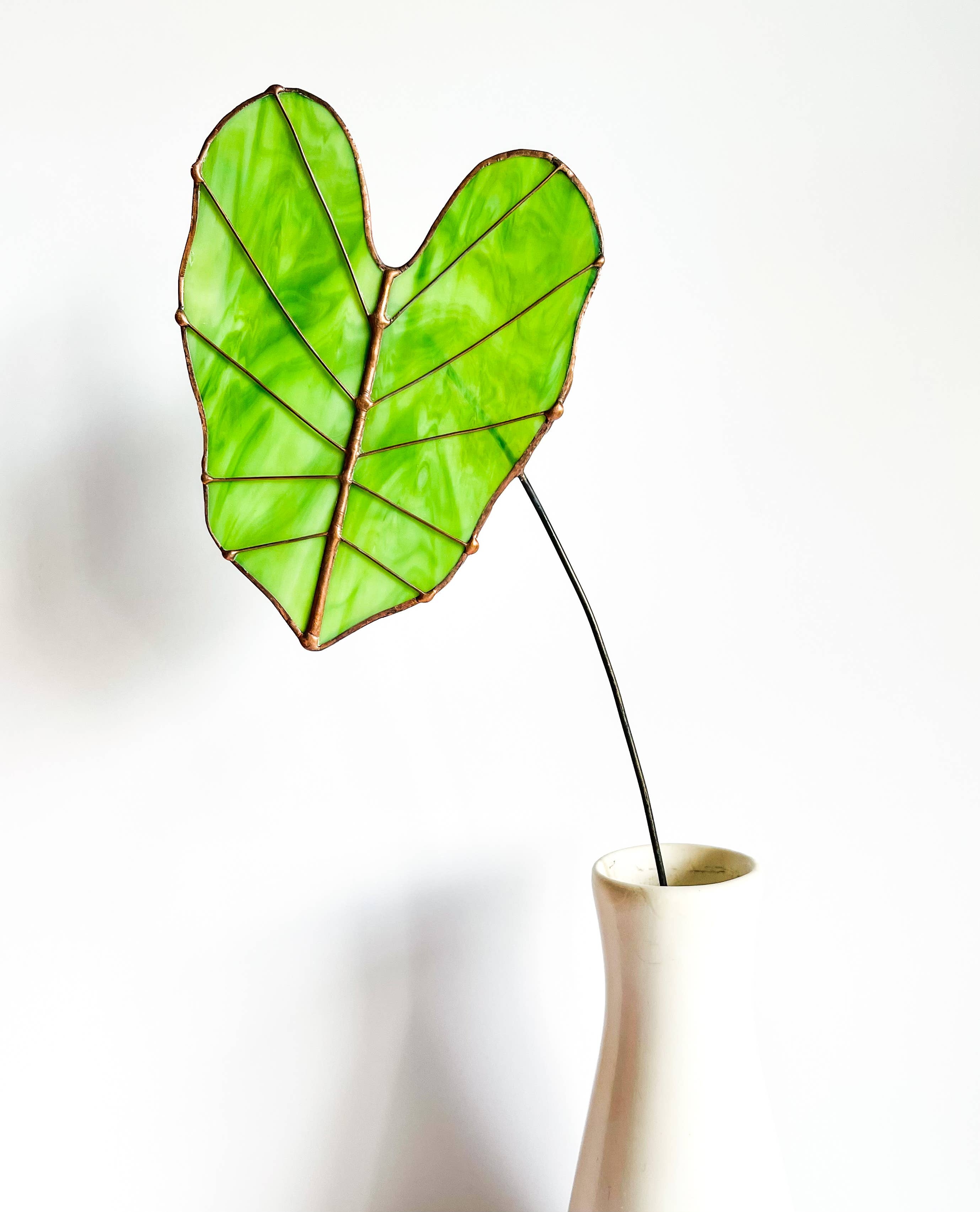 Samara Designs Studio - Glass Giant Elephant Ear Stem | The Forest Store