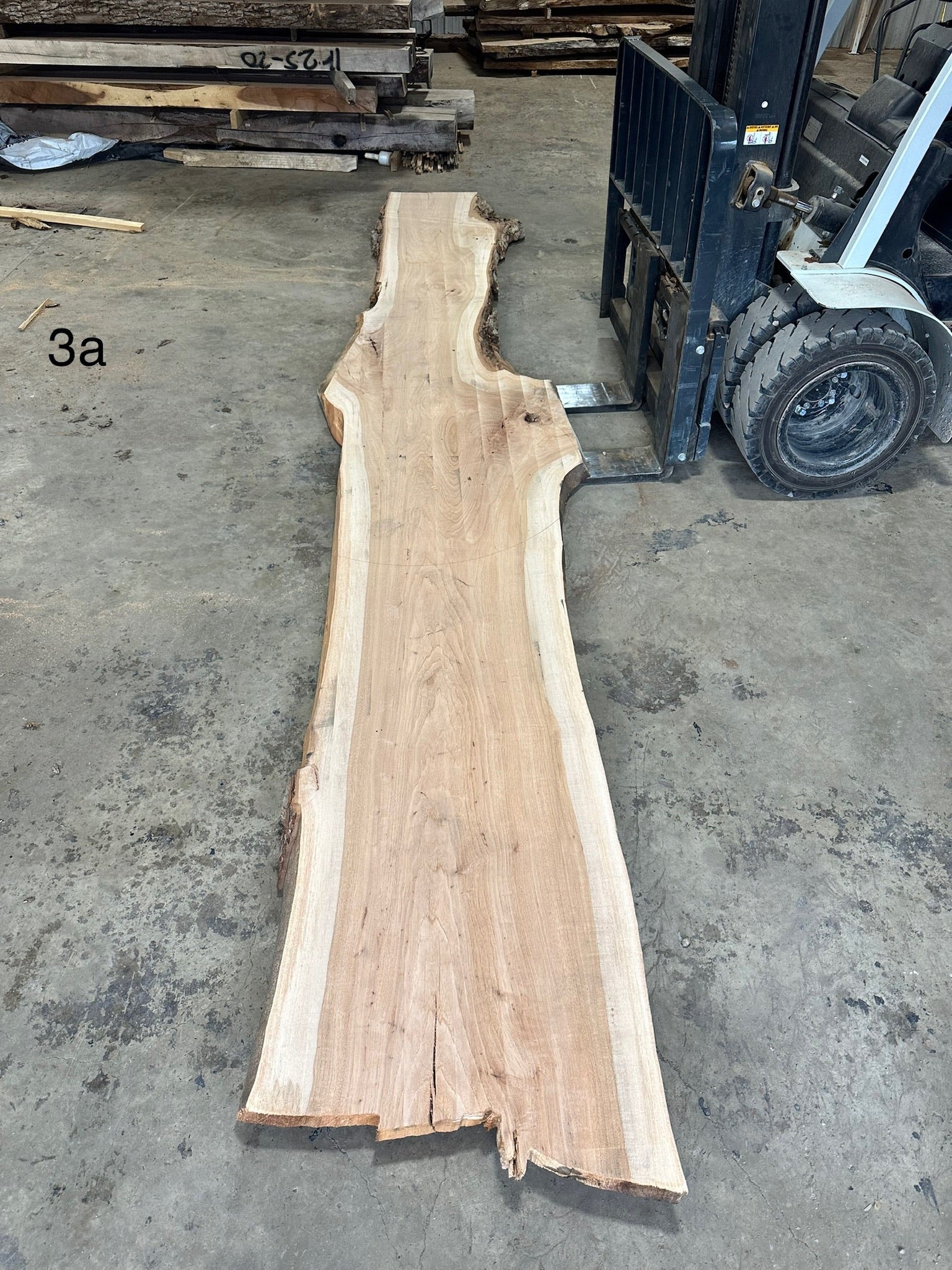 Unfinished Live Edge Pecan Slab (ULES-2915) | The Forest Store