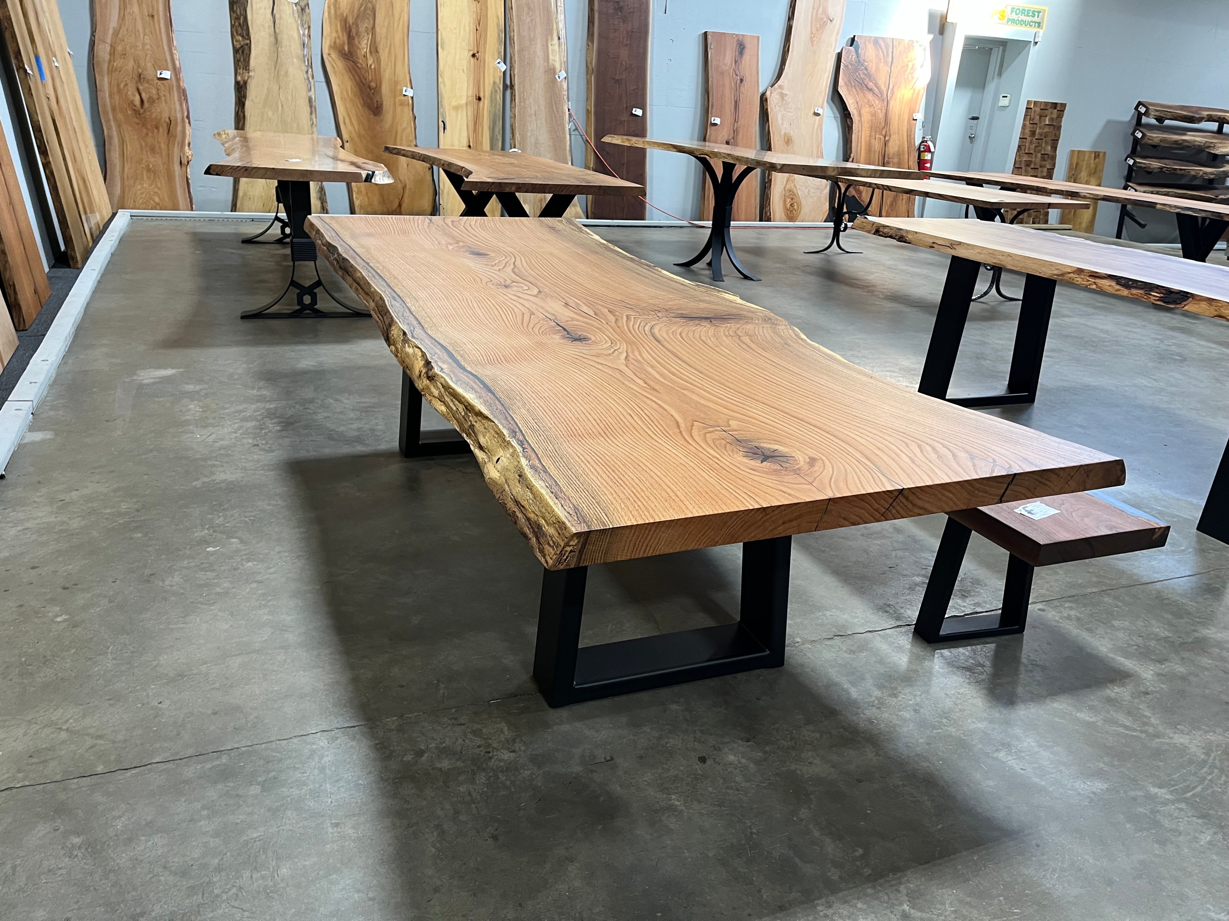 Live Edge Red Oak Wood Slab | The Forest Store