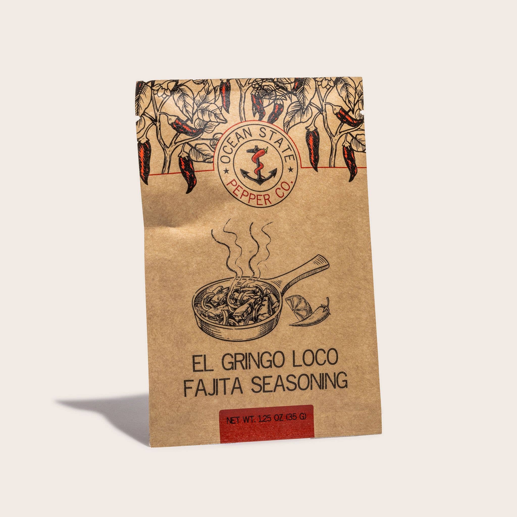 Ocean State Pepper Co. - El Gringo Loco Fajita Seasoning | The Forest Store