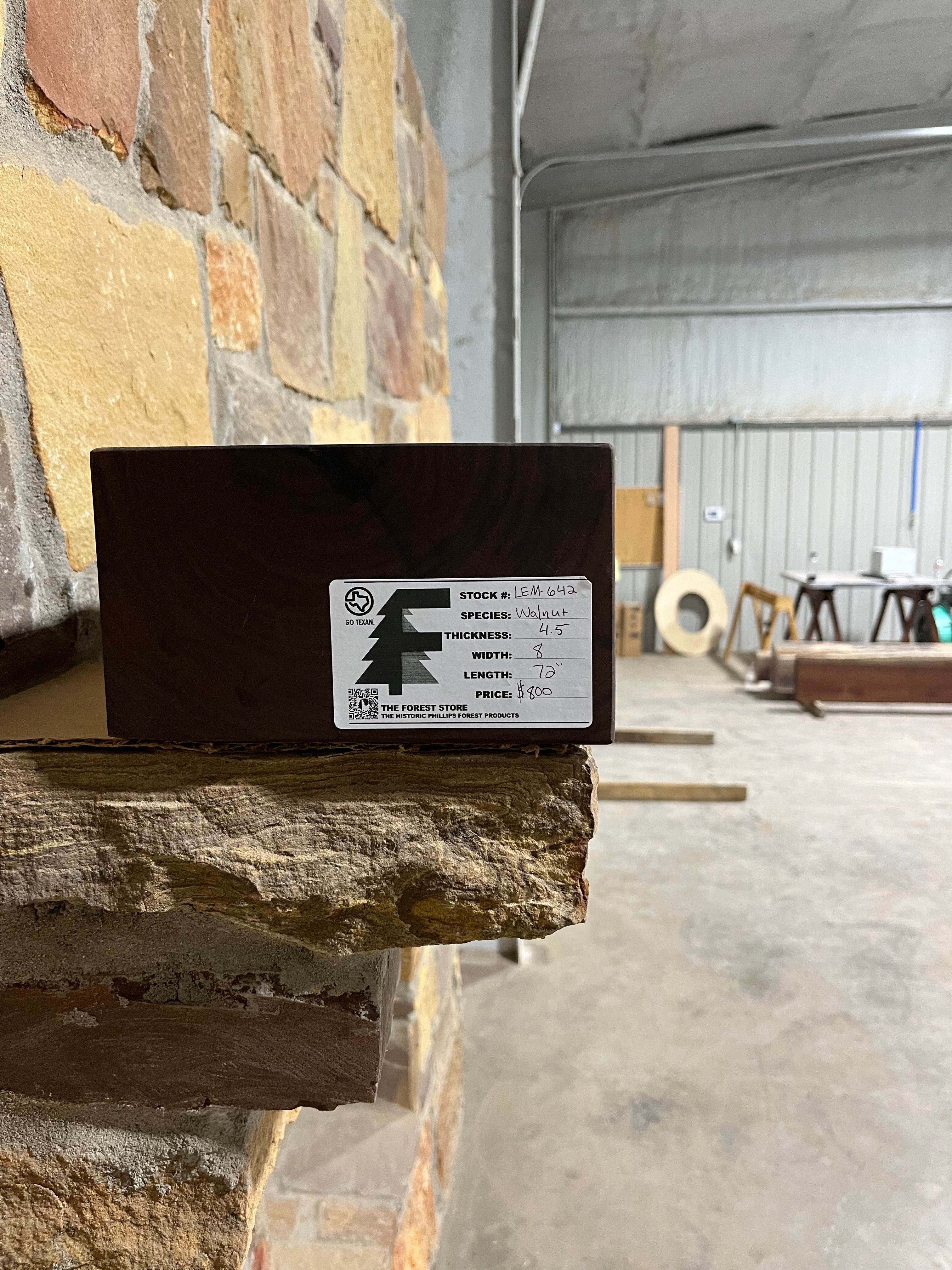 Walnut Fireplace Mantel | The Forest Store