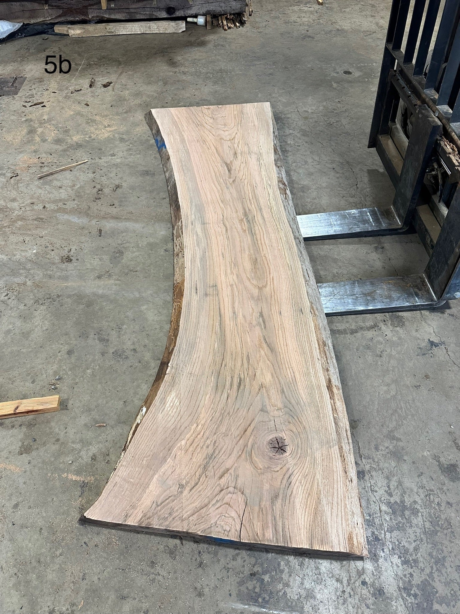 Unfinished Live Edge Red Oak Slab (ULES-2910) | The Forest Store