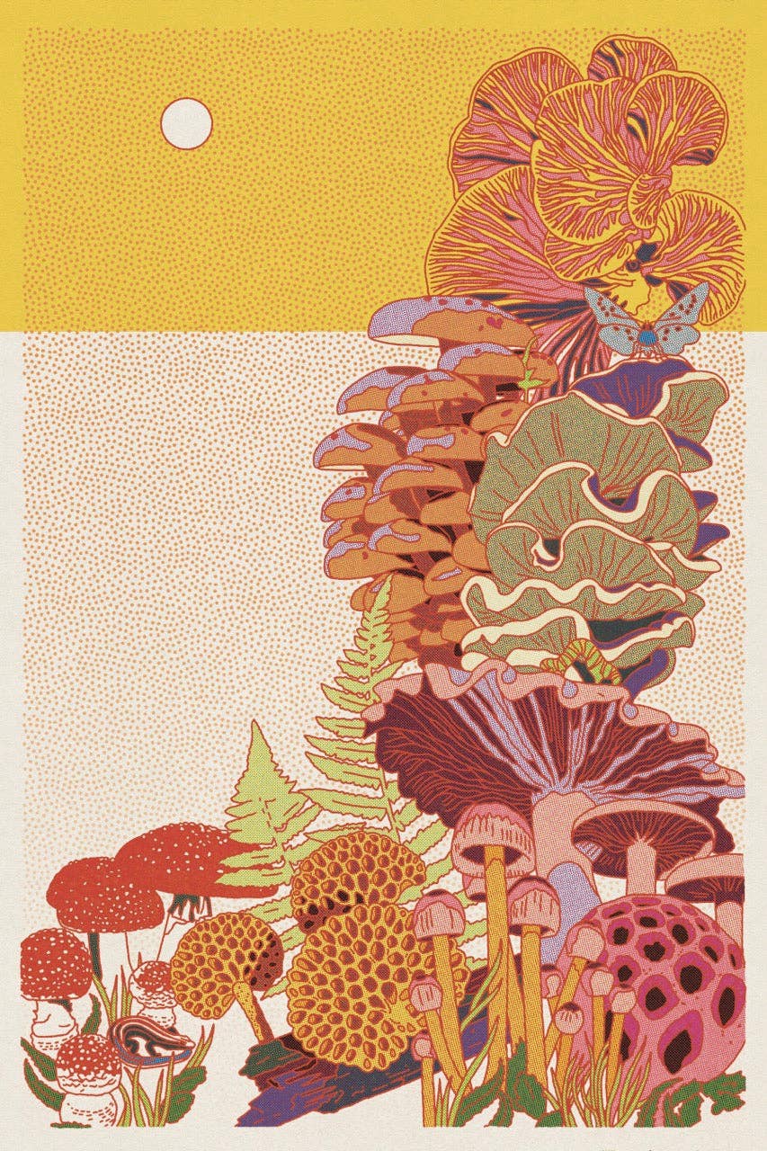 Caroline Clark - Mushroom Planet 2 24"x36" Print | The Forest Store