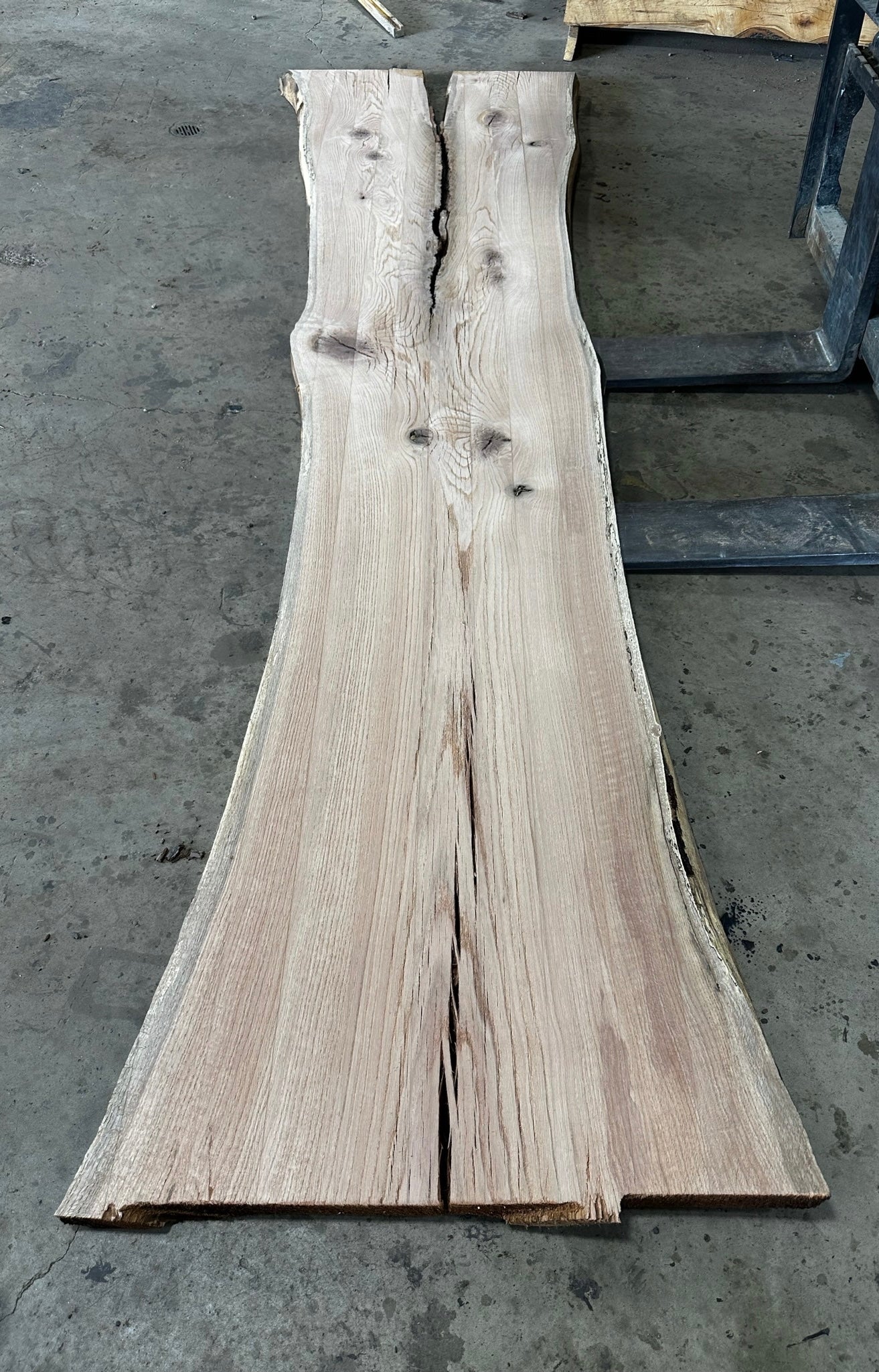 Unfinished Live Edge Red Oak Slab (ULES-2883) | The Forest Store