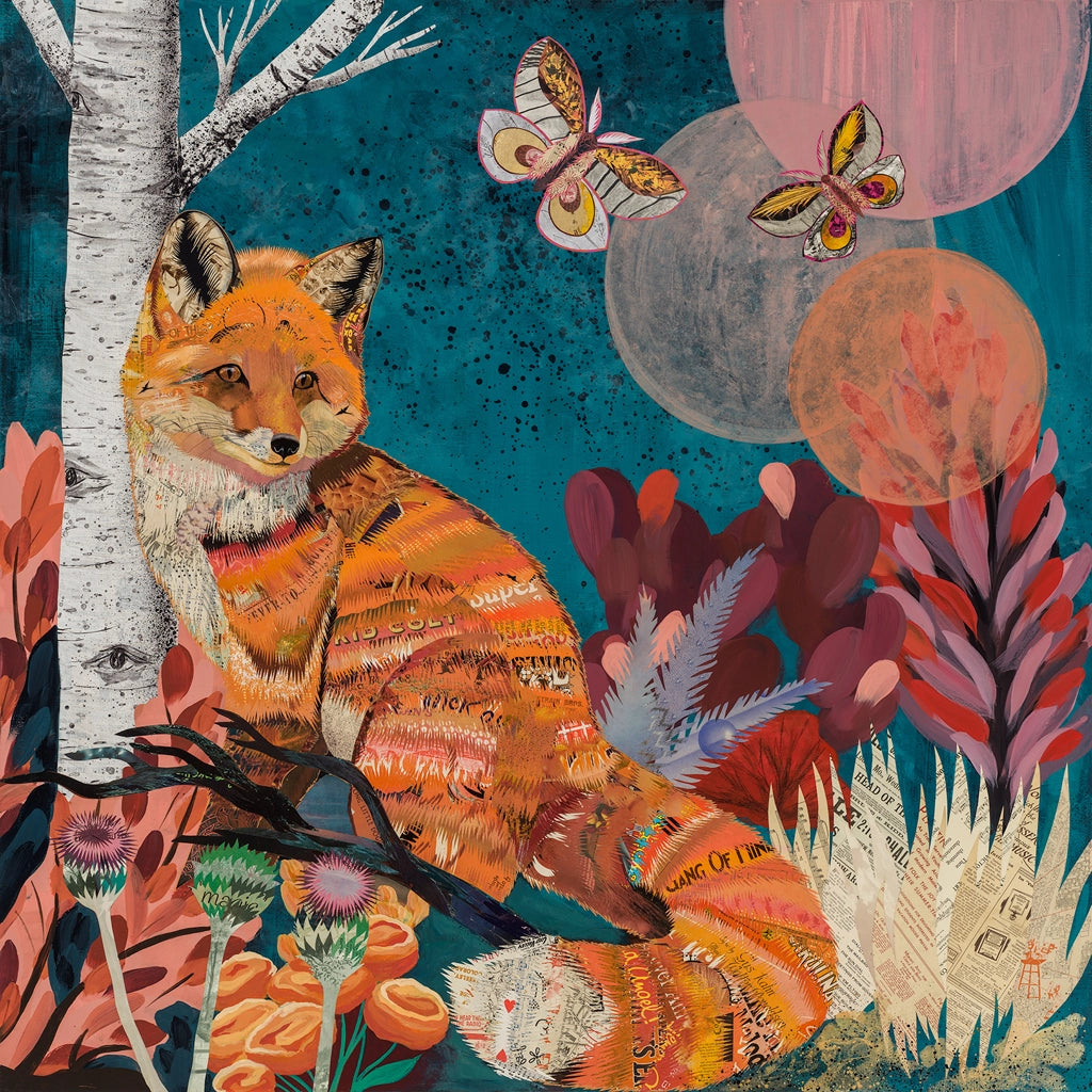 Dolan Geiman - Art Print | Mountain Cabin Art | TURQUOISE LAKE FOX: Un ...