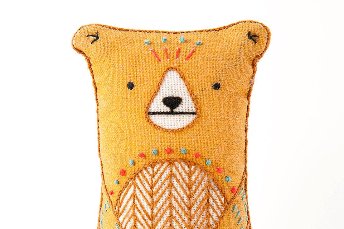 Kiriki Press - Bear - Embroidery Kit | The Forest Store