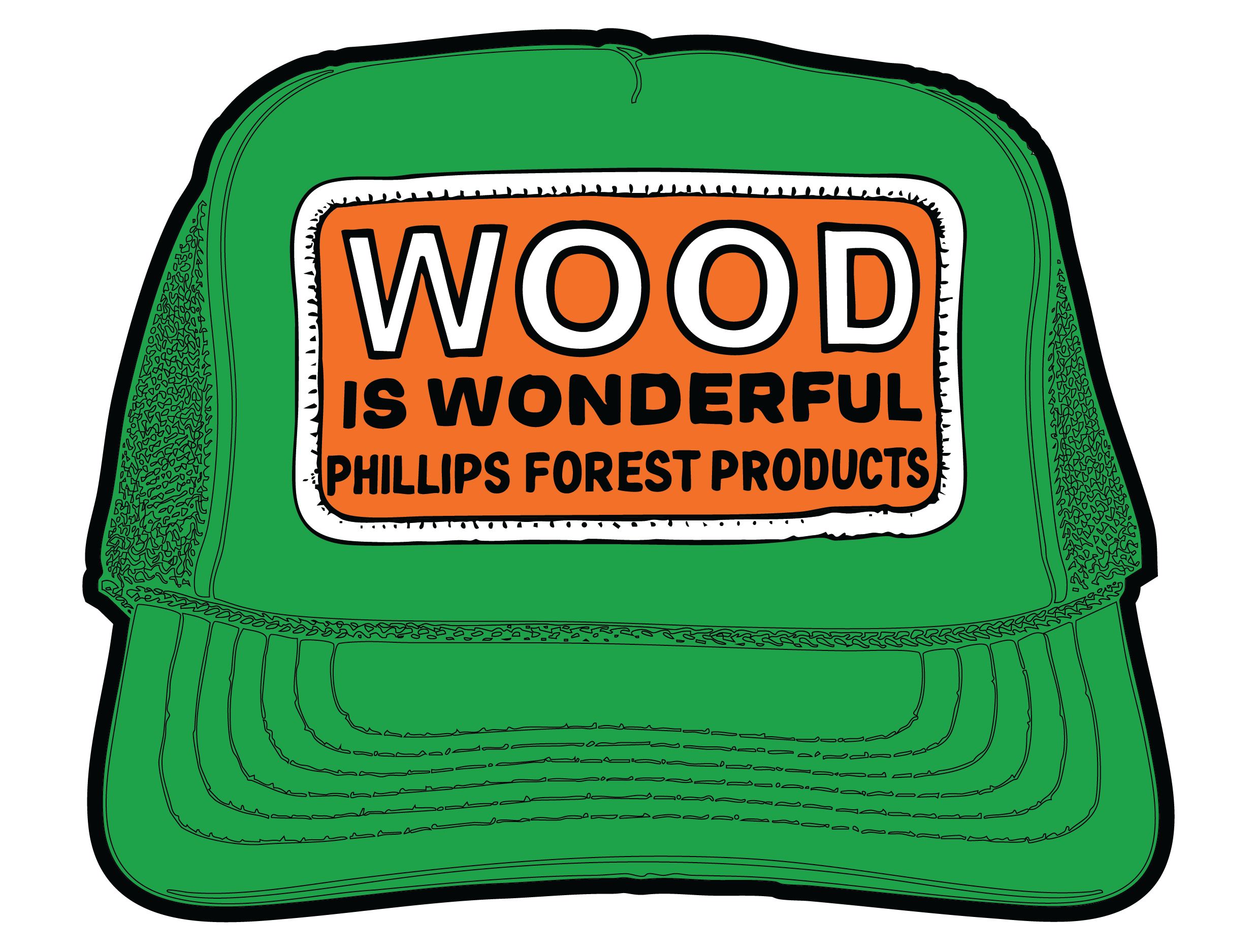 Wood is Wonderful™ Hat Magnet | The Forest Store