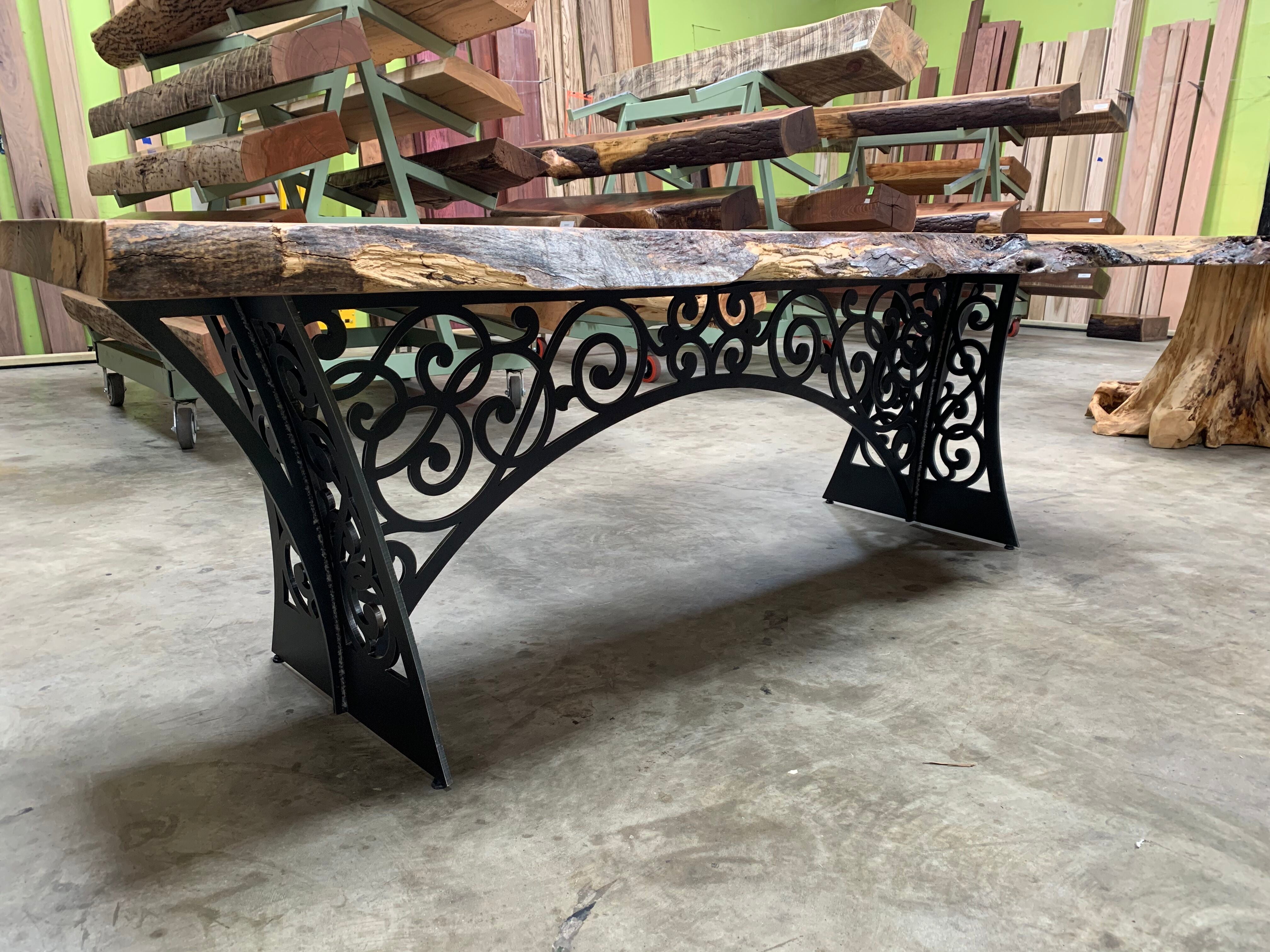 Symphony Dining Table Base Steel | The Forest Store